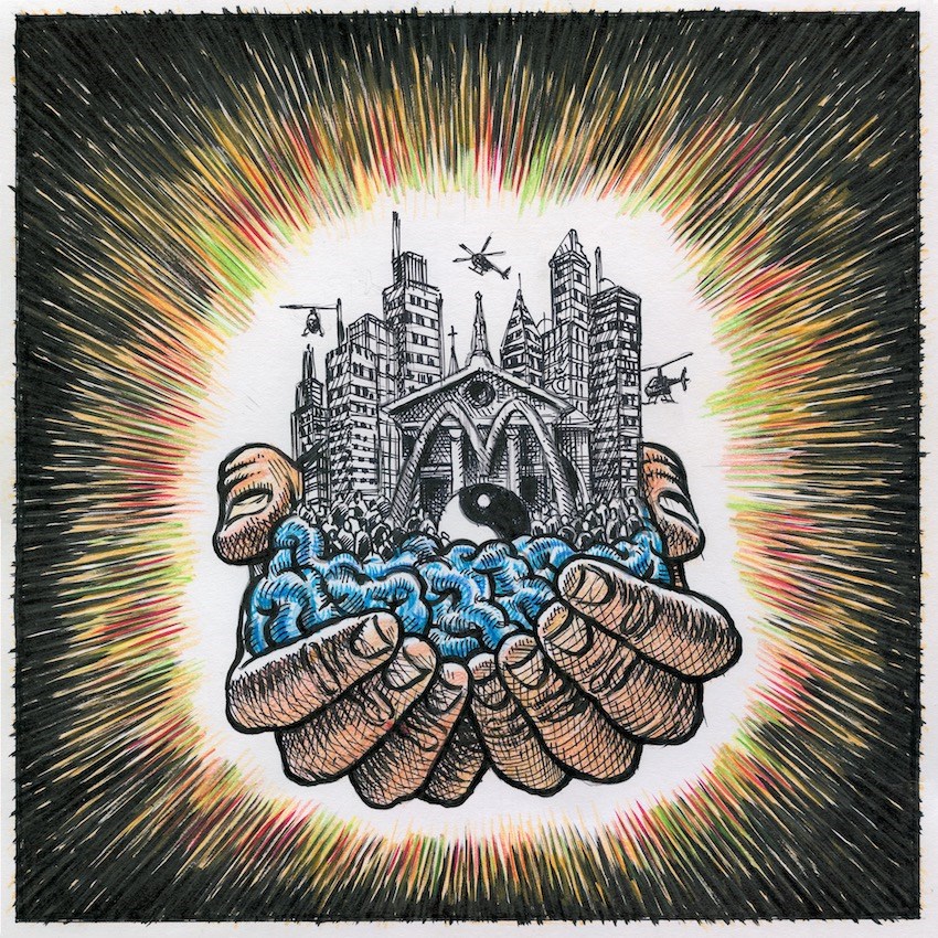 Egoless - Empire Of Dirt - Vinyl Sleeve Sized Colour Art Print