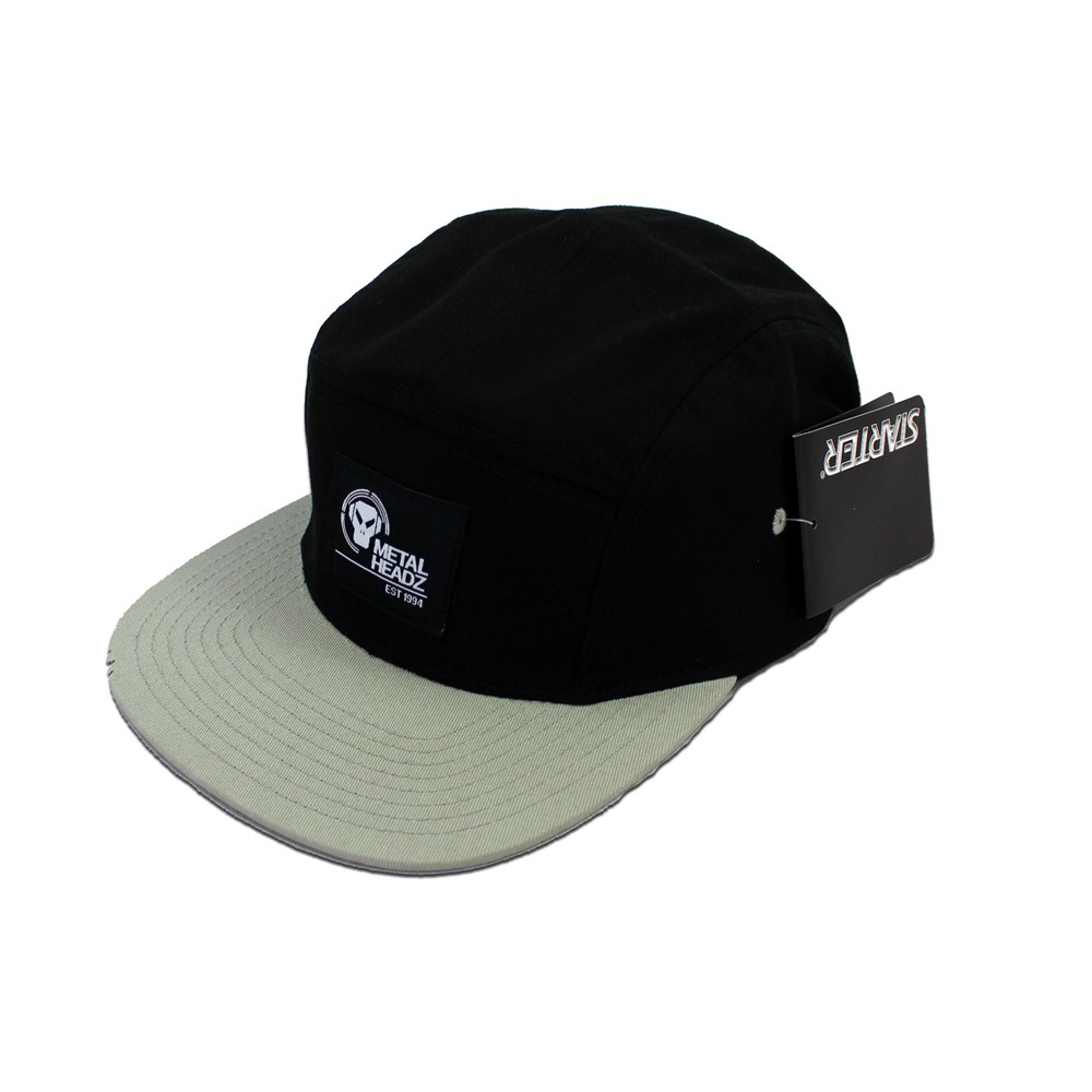 Established 1994 Starter 5 Panel Cap [Black w/ Grey Peak]
