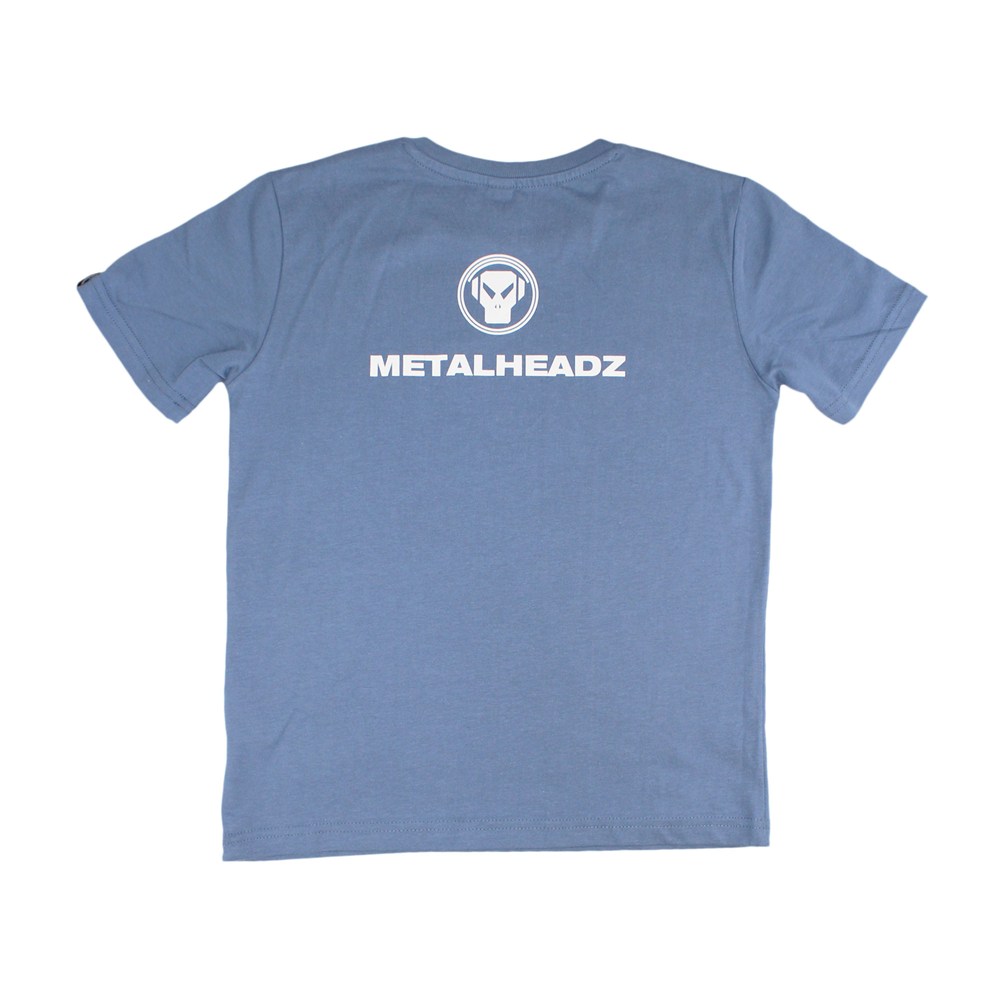 Metalheadz Logo Kids T-Shirt [Denim Blue]