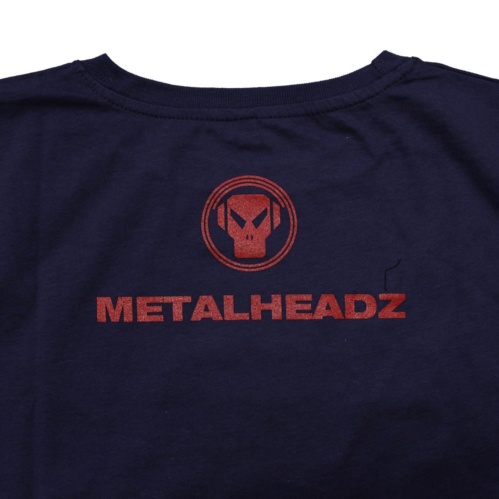 Metalheadz Logo T-Shirt [Dark Navy - Red Logo]