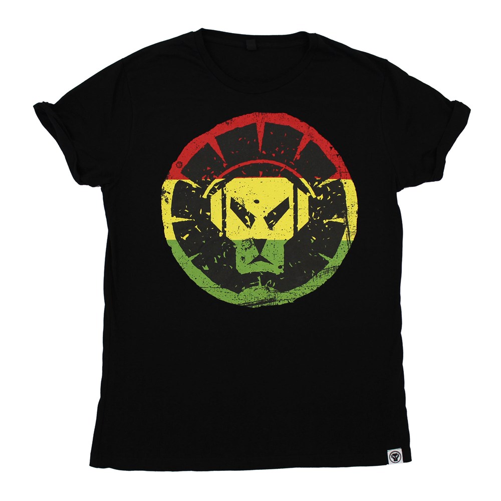 Unofficial Jah VIP Rolled Sleeve T-Shirt [Black]