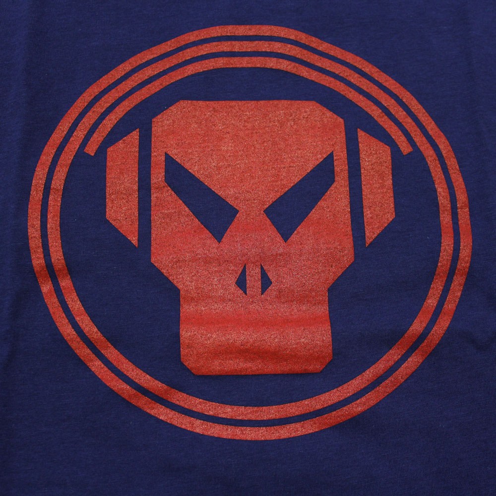 Metalheadz Logo T-Shirt [Red on Light Navy]