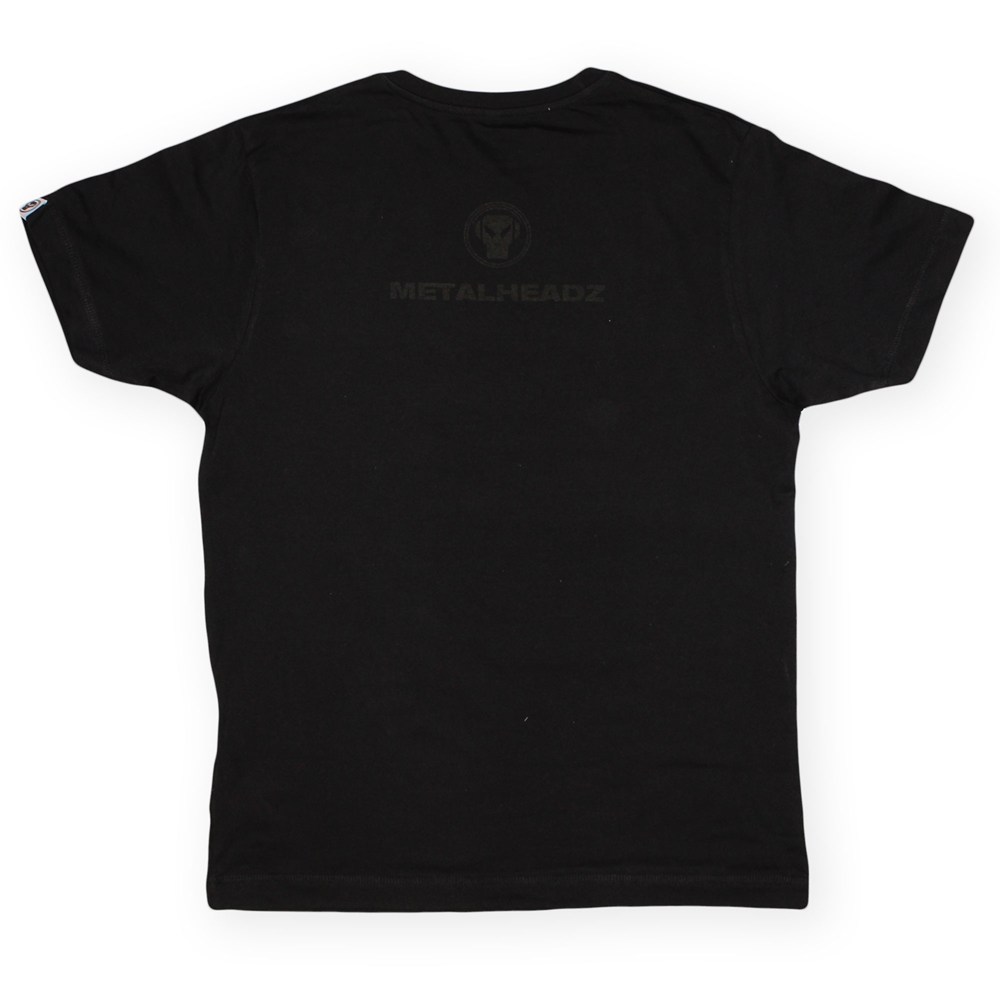 Metalheadz Logo T-Shirt [Black on Black]